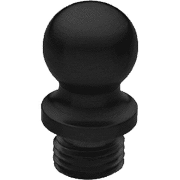 1090.190 Ball Tip Finial Set 190 Satin Black
